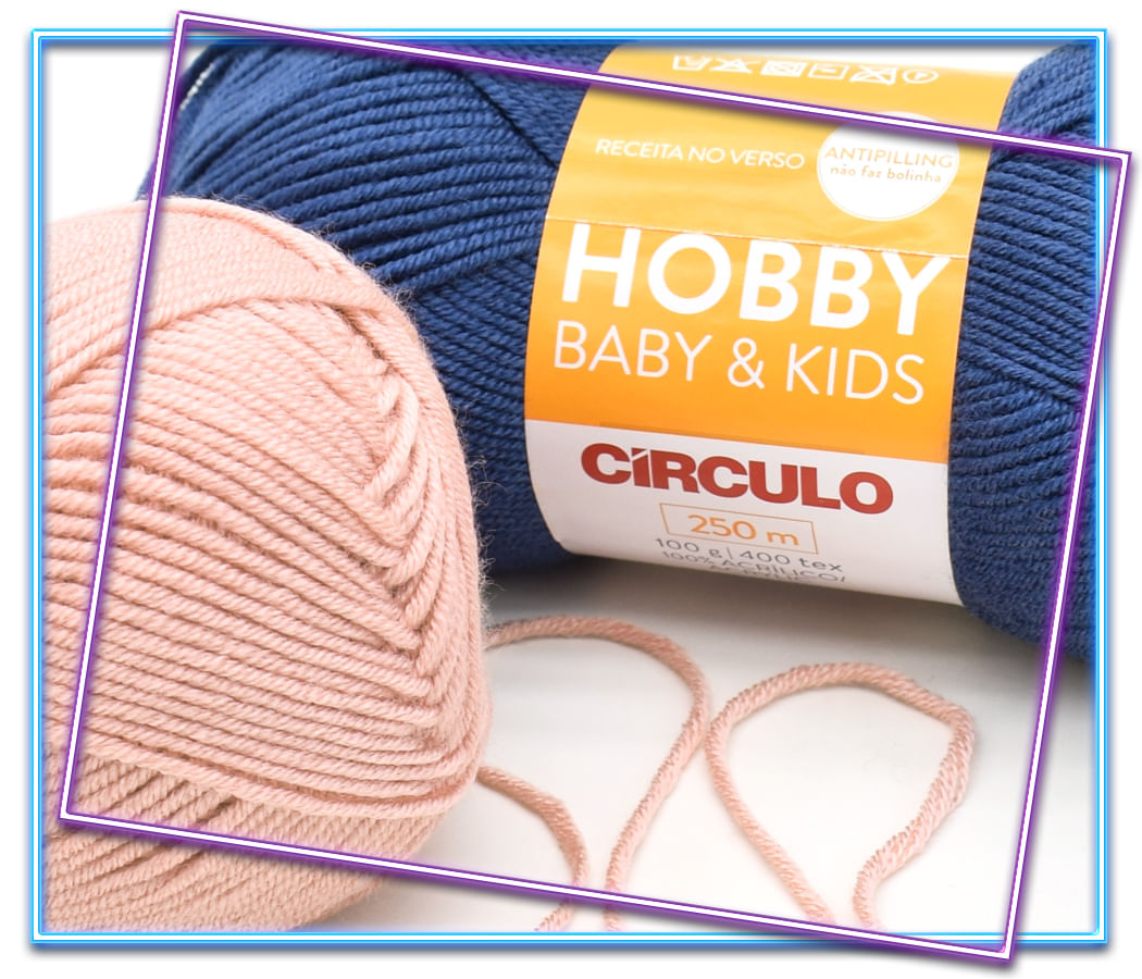 Fio Hobby Baby e Kids Círculo 100g - Bazar Horizonte
