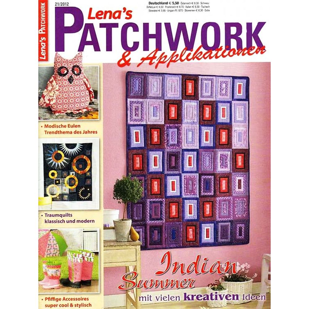 Revista Lena´s Patchwork & Applikarionen nº 21 - Tricochetando