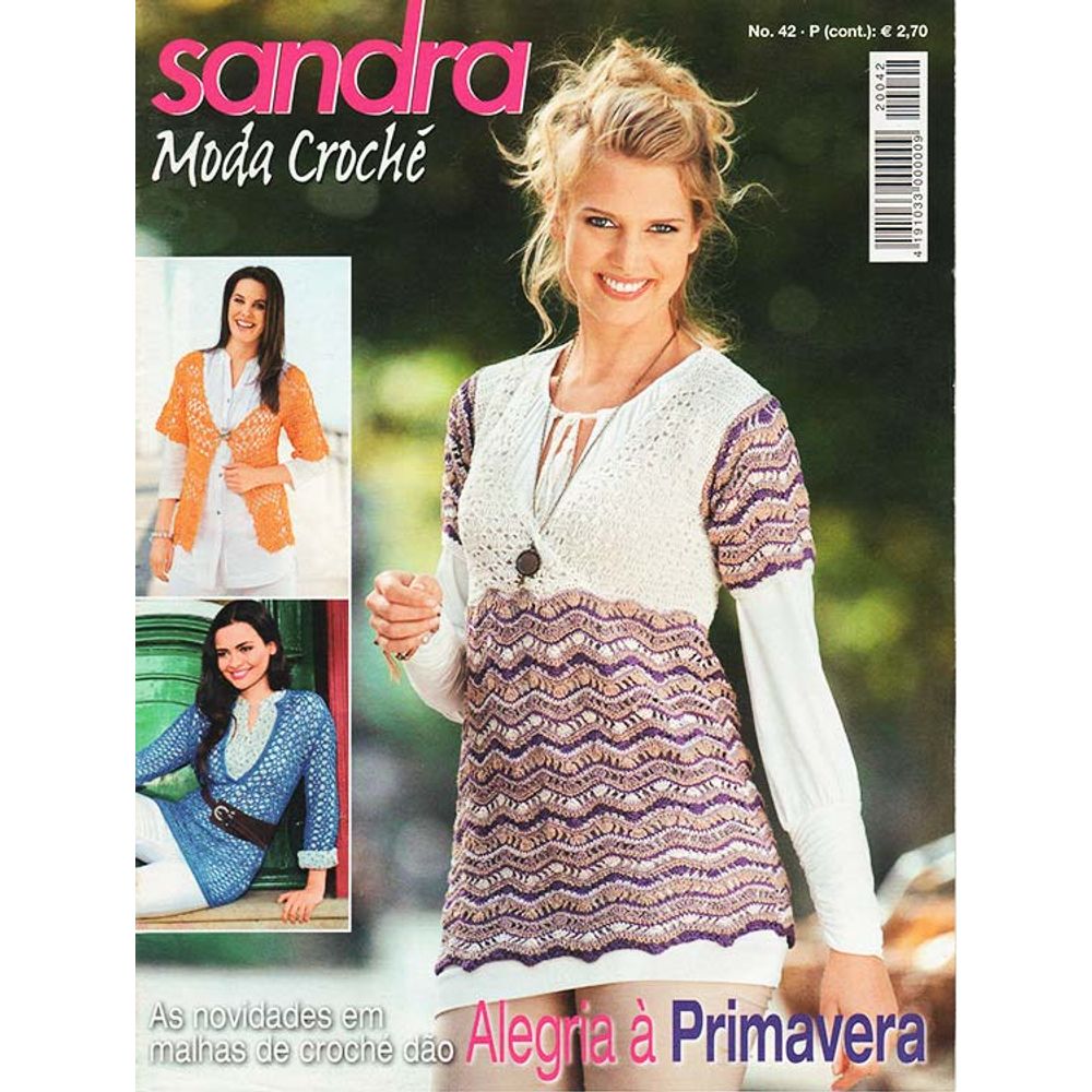 Revista Sandra Moda Croché nº 42 - Tricochetando