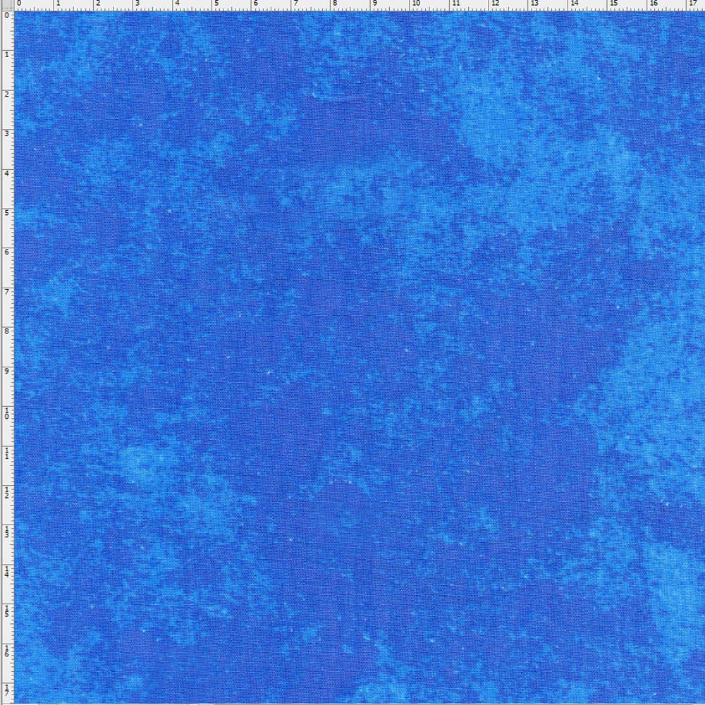 Kit Tecido Patchwork (30x70) 7 Estampas - Iluminação Azul - Bazar Horizonte