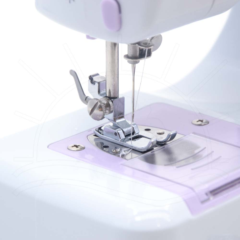 Mini Máquina de Costura Doméstica Lanmax - LMD-505A - Tricochetando