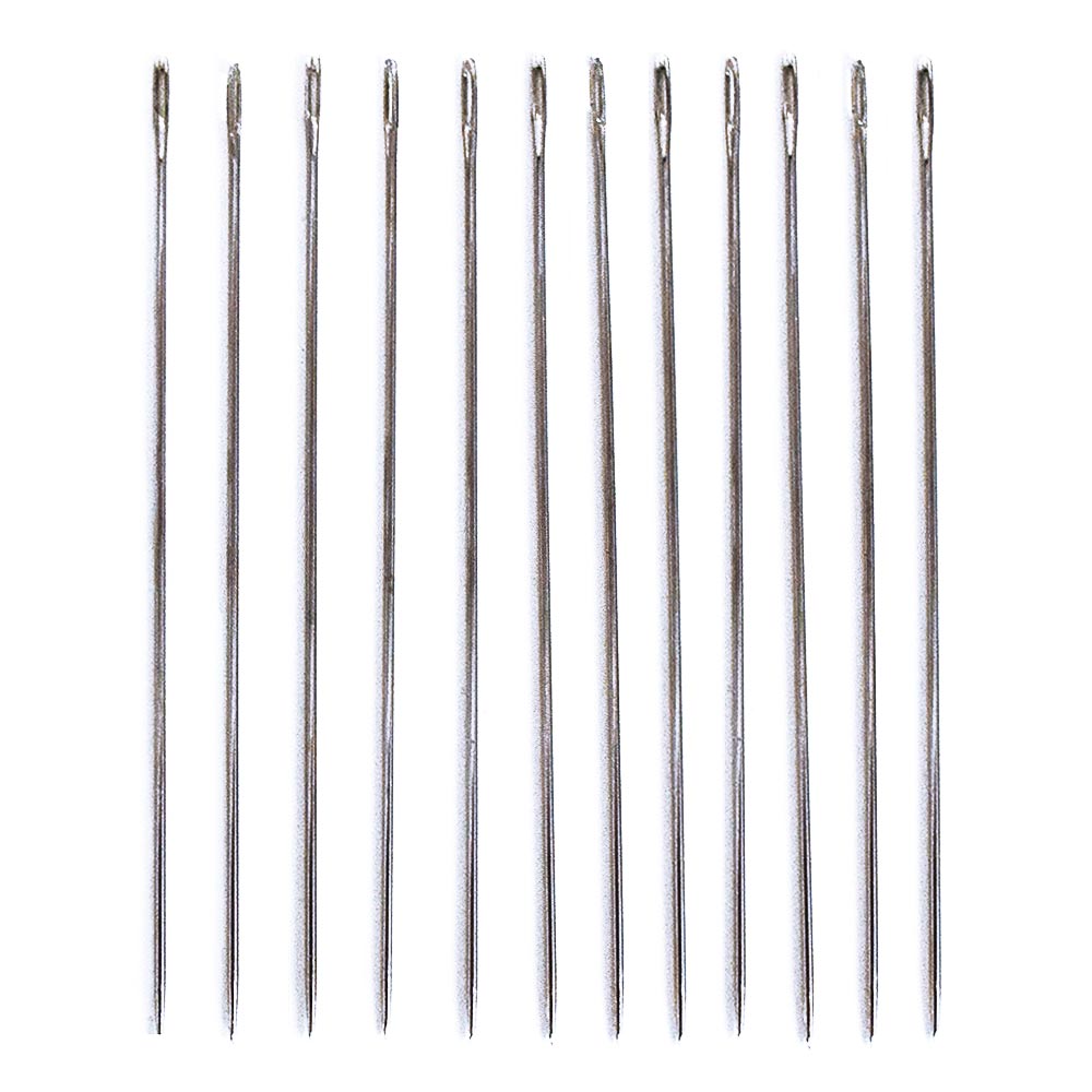 Agulha para Costura Longa 12,5cm NYBC - 12 Agulhas - Tricochetando