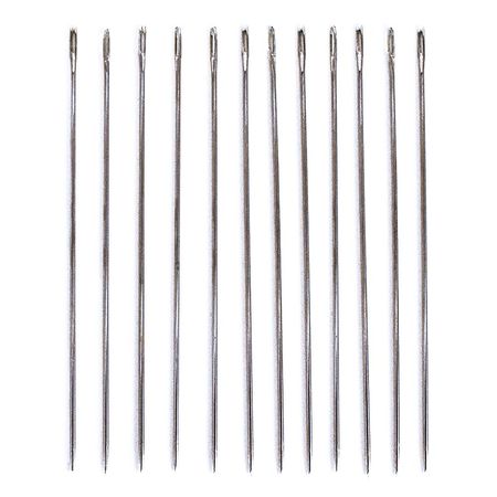 Agulha para Costura Longa 12,5cm NYBC - 12 Agulhas - Tricochetando