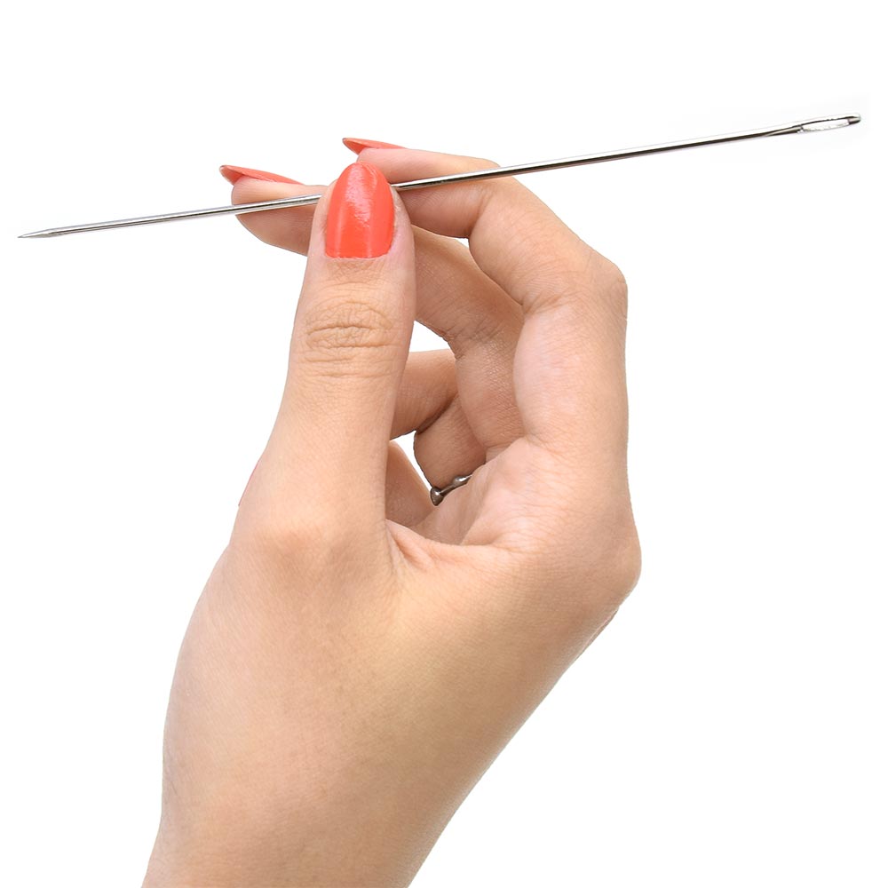 Agulha para Costura Longa 15cm NYBC - 12 Agulhas - Tricochetando