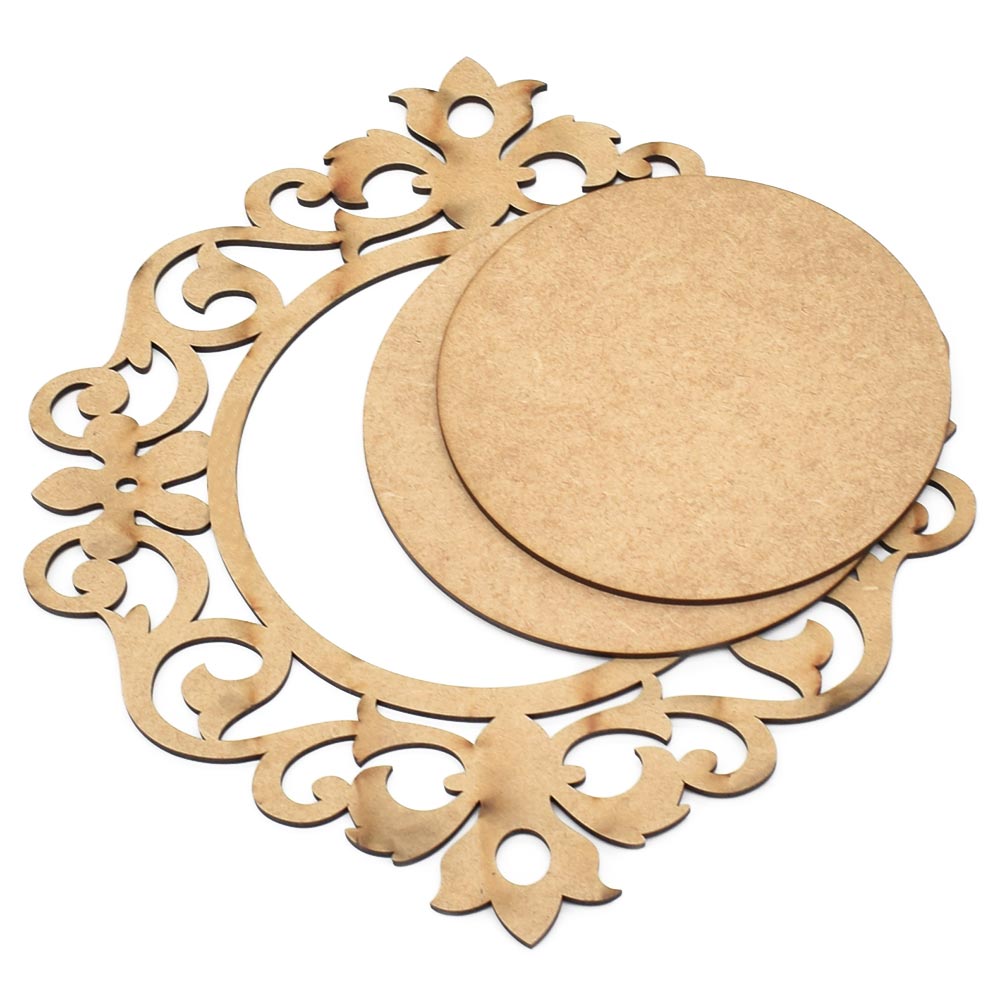 Base de MDF para Moldura Mod 1 - 14cm - Tricochetando