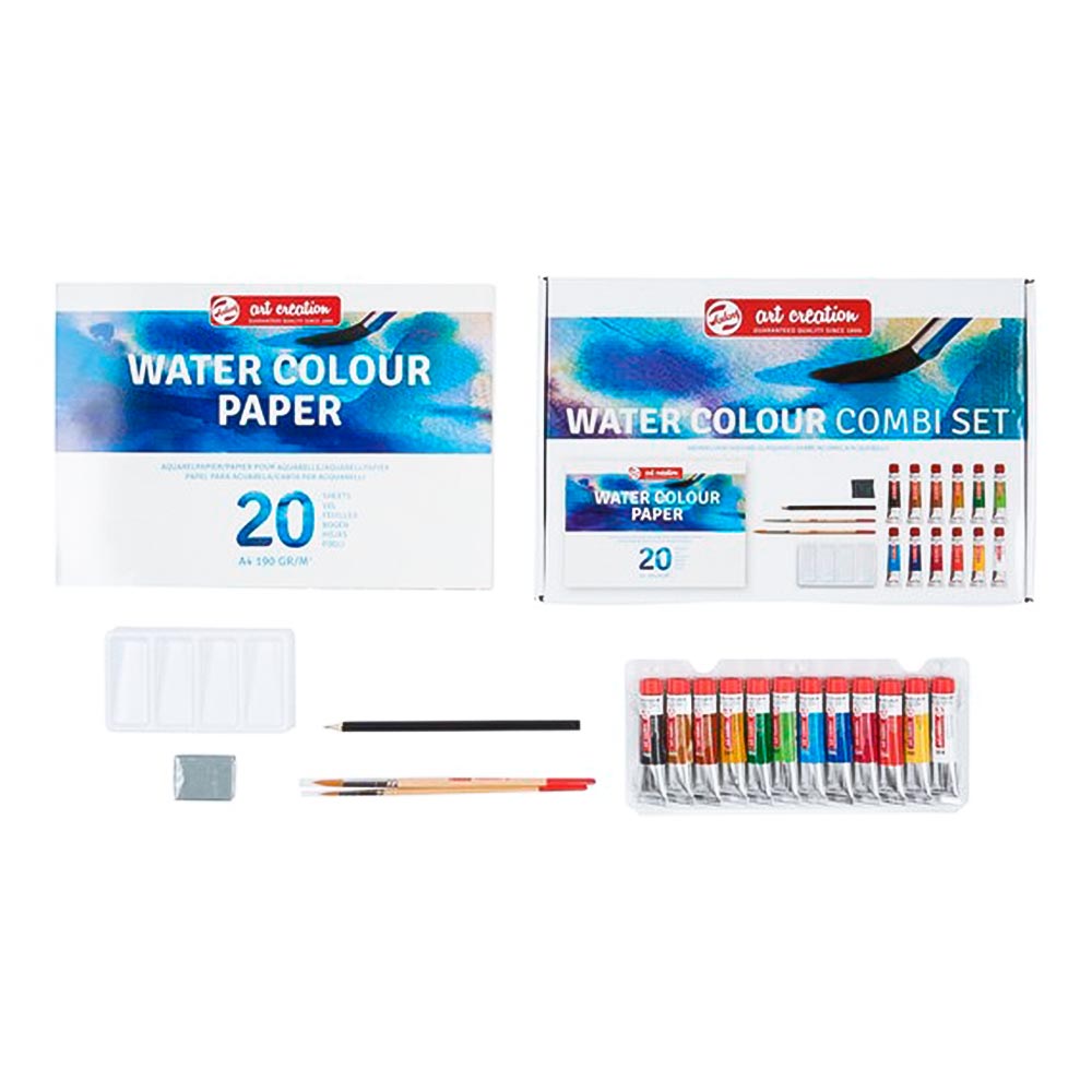 Kit Pintura em Aquarela Water Colour Talens Arte Creation - Tricochetando