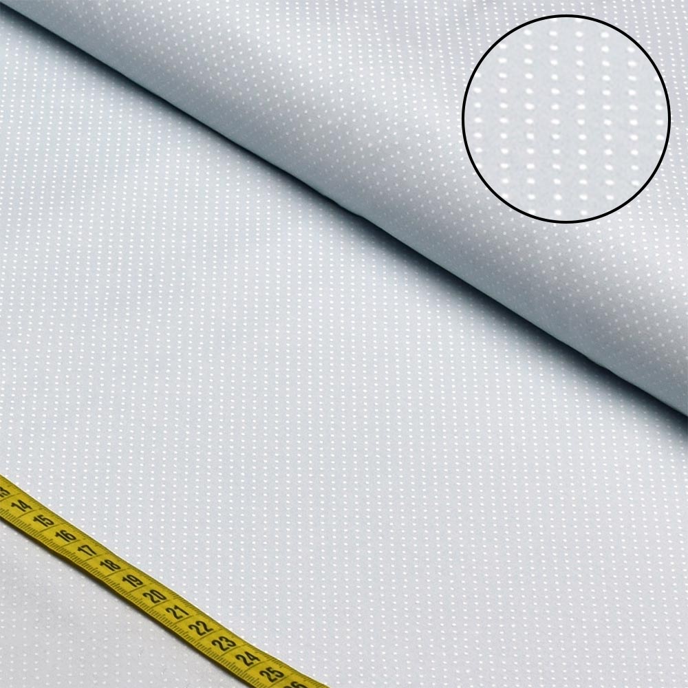 Tecido Tricoline Basics Colors : Micro Poá Azul Claro (0,50x1,50 ...